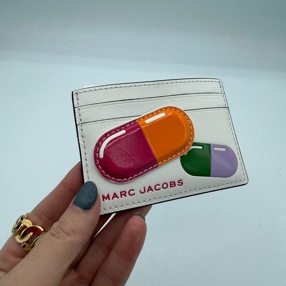 Marc Jacobs | Accessories | Marc Jacobs White Card Holder With Vibrant ...
